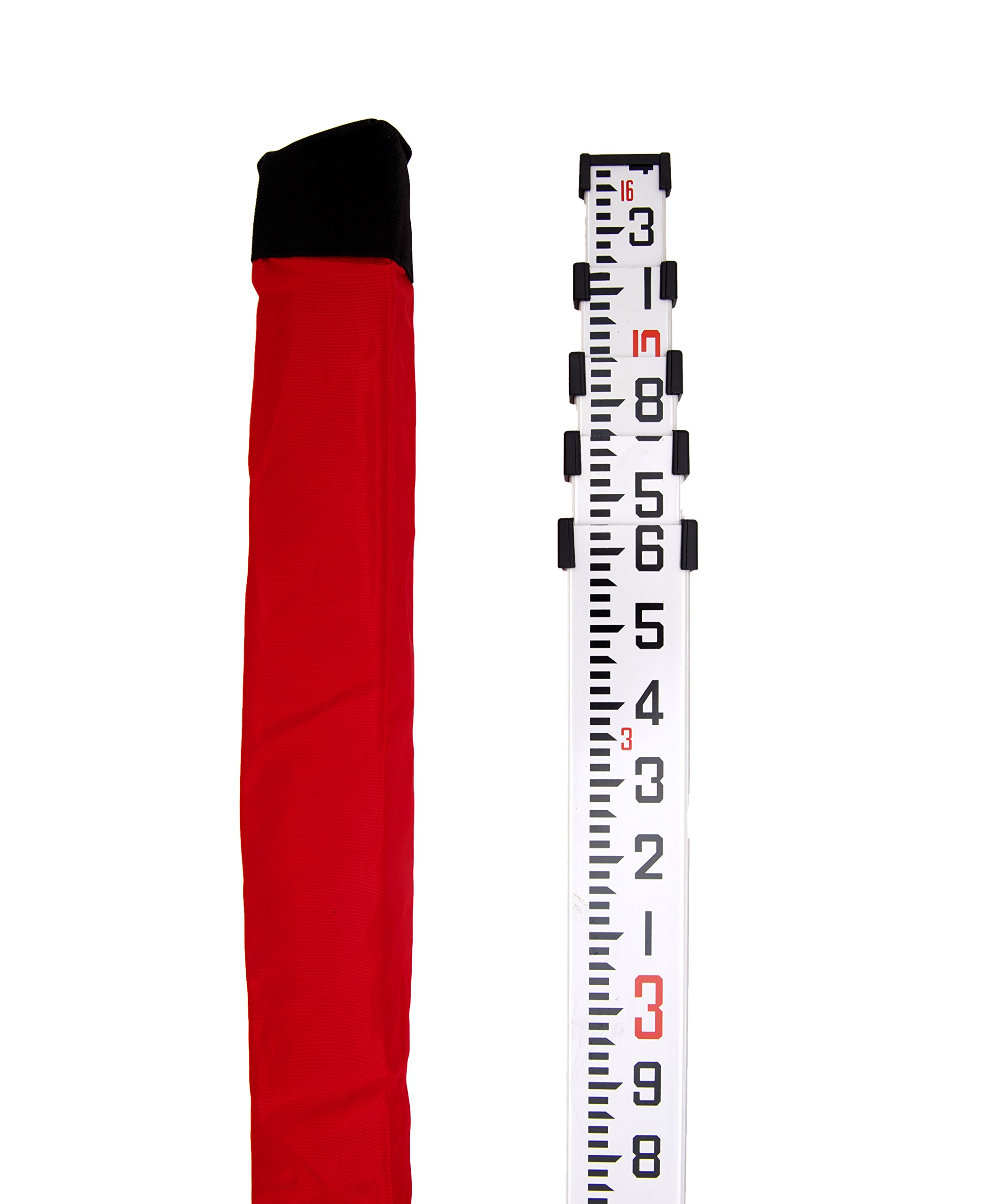 AdirPro Dual Side Aluminum Grade Rod (16FT) & AdirPro Aluminum Grade Rod Level (Orange) Bundle