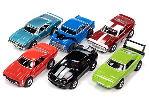 Auto World Xtraction R35 1971 AMC Javelin AMX Red HO Scale Slot Car
