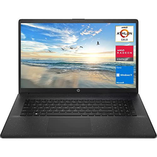 HP 2022 Newest 17z Laptop, 17.3" HD+ Display, AMD Athlon Gold 3150U Processor, 32GB DDR4 RAM, 1TB PCIe SSD, Wi-Fi, Webcam, Bluetooth, HDMI, Windows 11 Home, Black