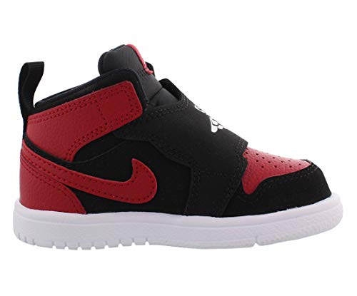 Nike Jordan Toddler Sky 1 Basketball Shoes (8, Black/White/Gym Red)
