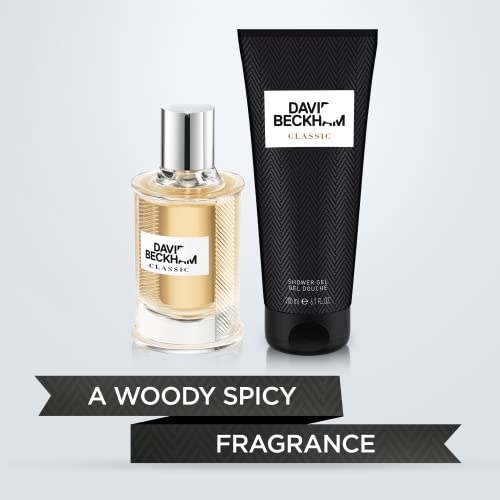 David Beckham Classic Eau de Toilette Spray for Men, 3 Ounce