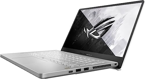 ASUS ROG Zephyrus Gaming Laptop 2023 Newest, 14" FHD 144Hz Display, AMD Ryzen 7 5800HS, NVIDIA GeForce RTX 3060 Graphics, 16GB RAM, 512GB SSD, Wifi6, Bluetooth, Windows 11 Home, Moonlight White