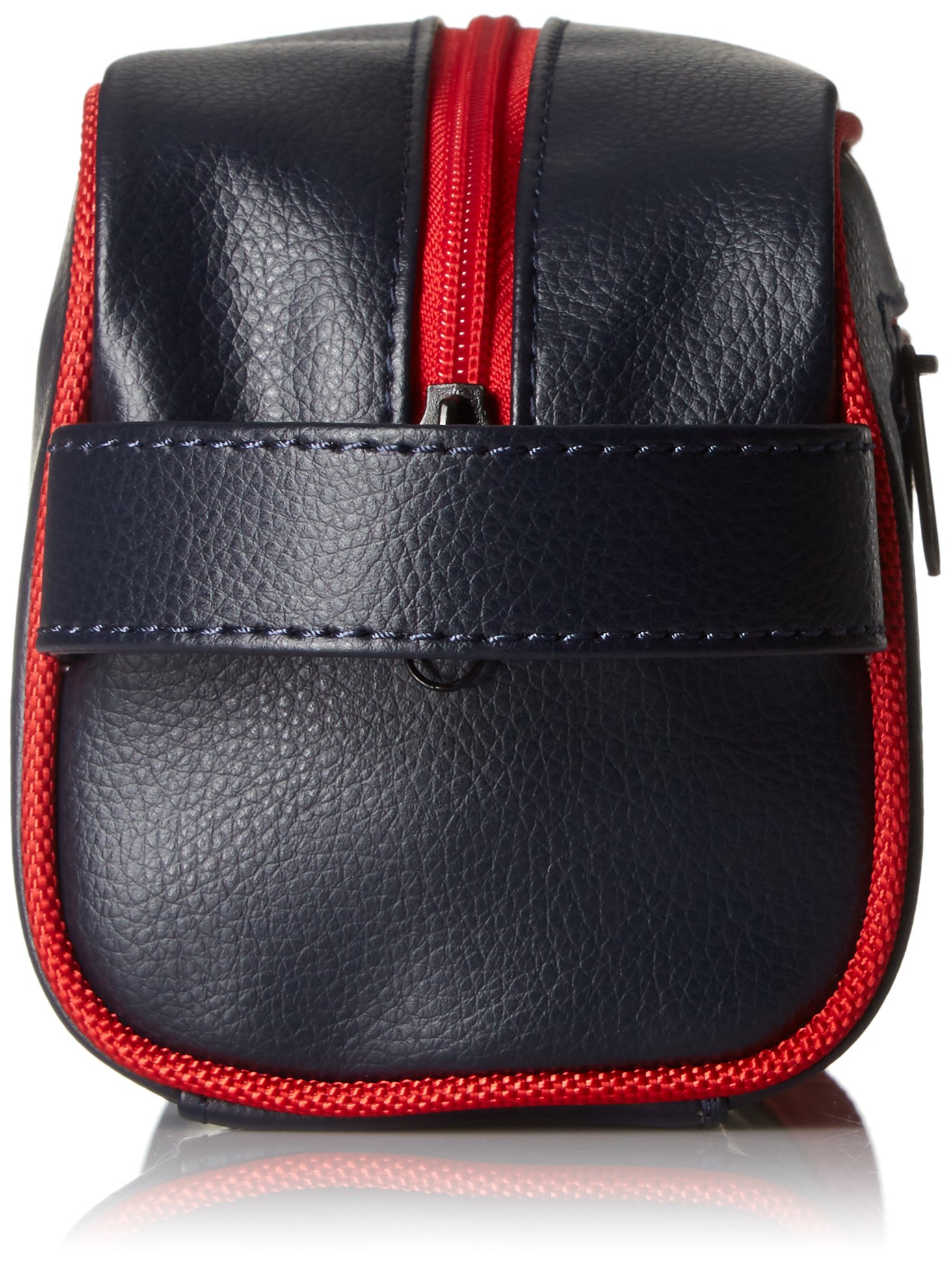 Nautica Men's Top Zip Travel Kit Toiletry Bag Organizer, red, One Size