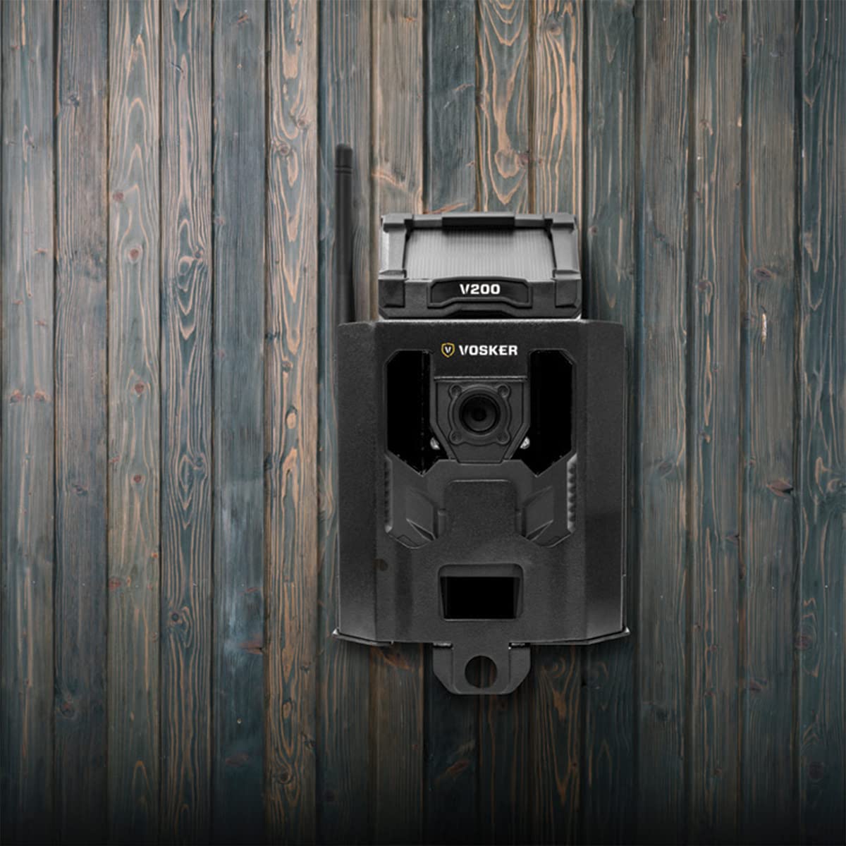 Vosker V100 and V200 Waterproof Outdoor Camera Security Box - Protective Heavy Duty Steel Case | Weather & Animal Resistant with Easy Accessible Panel (150)
