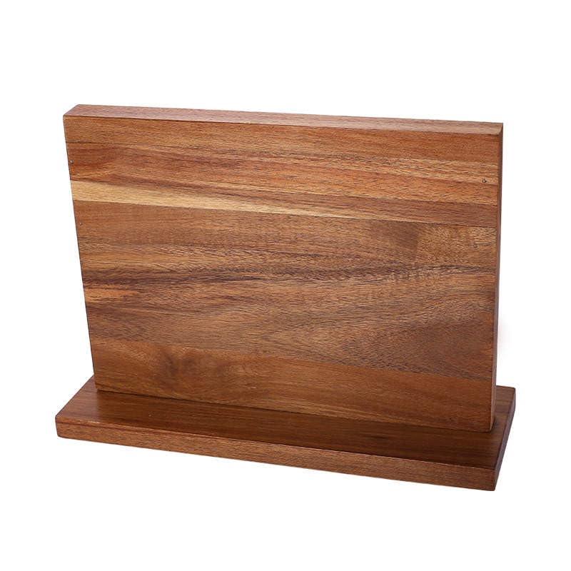 Generic Magnetic Knife Block - Premium Wooden Knife Stand with Strong Enhanced Double Sided Magnetic Knife Holder - Secure and Stylish Storage Board for Home Kitchen Counter