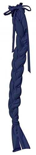 Showman Durable Lycra Braid-In Tail Bag (Navy)