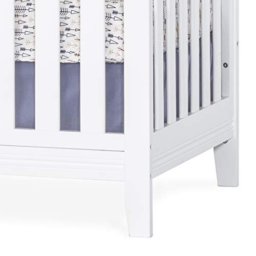Child Craft Rylan 4-in-1 Convertible Baby Crib, Matte White