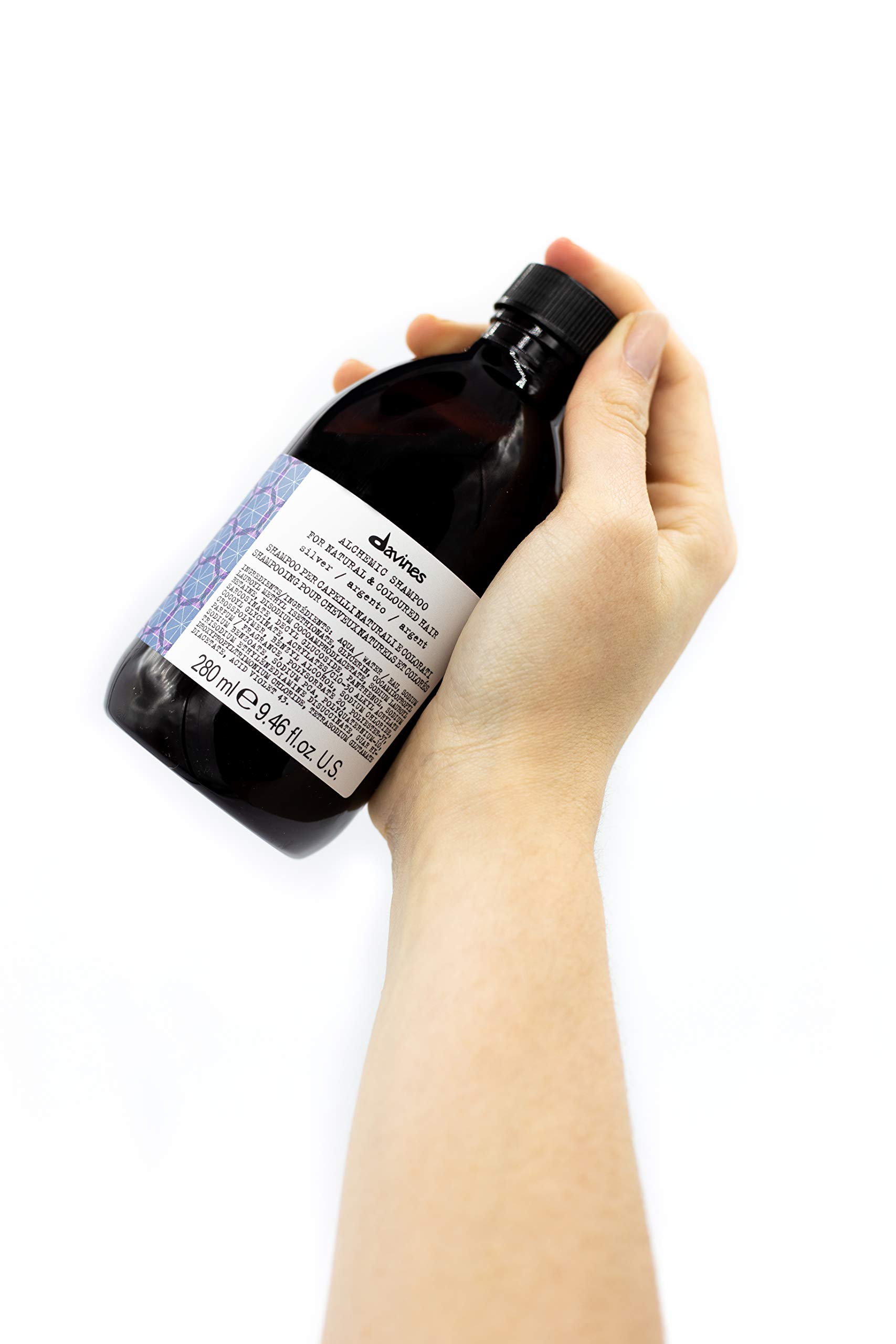 Davines Alchemic Shampoo, Silver, 9.47 Fl Oz