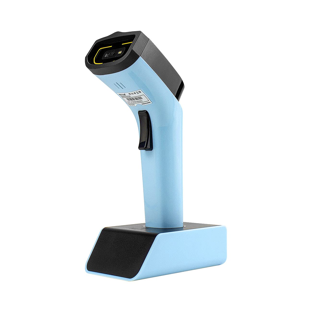 NETUM Bluetooth Wireless 2D Barcode Scanner Automatic, Hands Free Barcode Reader with Charging Cradle and Built-in Memory, Fast and Precise scanning, Transfers Up to 50 Meters - DS7500