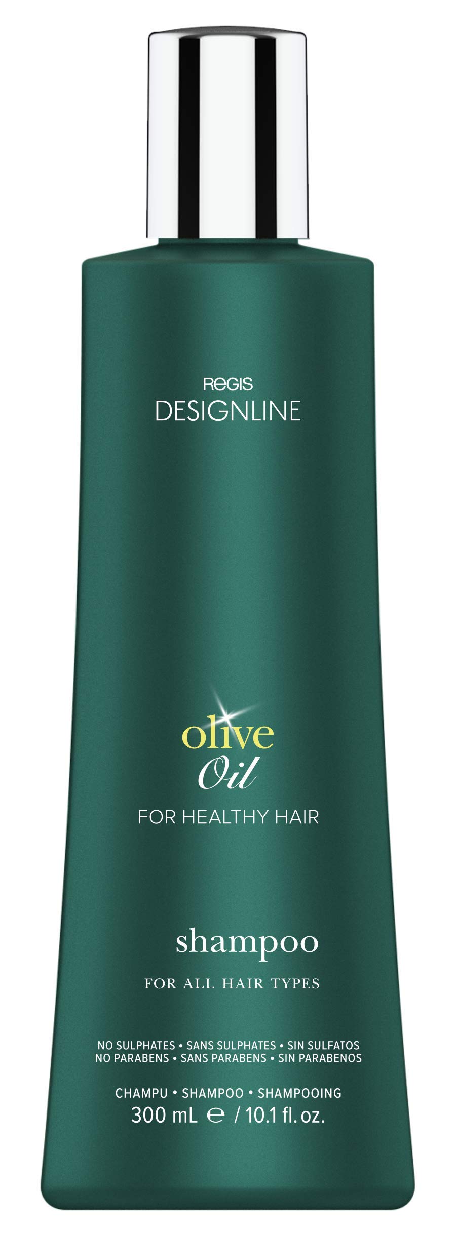 DESIGNLINE Olive Oil Shampoo - Regis Fortified with Olive Oil and Rich in Vitamins E and K to Help Protect Hair from Environmental Damage (10.1 oz)
