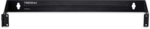 TRENDnet 1U 19-inch Hinged Wall Mount Bracket for Patch Panels and PDU Power Strips, TC-WP1U, Supports EIA-310, Steel Construction,Use TC-P24C6 & TC-P16C6 Patch Panels(Sold Separately)
