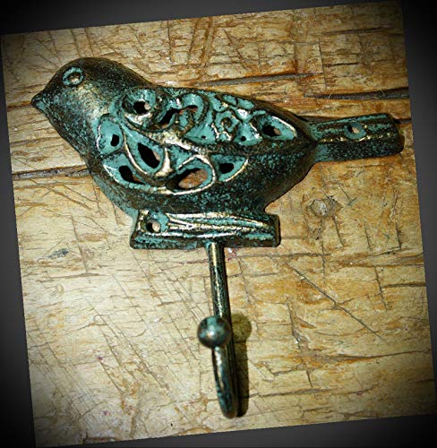NewSSign Lot of Vintage Rustic Cast Iron Antique Style Dove Coat Hooks Hat Hook Rack Towel Bird Garden Love Decor #RLX-0105PMi Warranity by PrMch