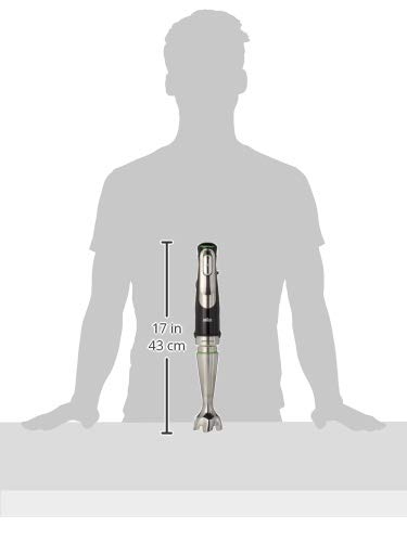 Braun MQ9037X Electric Hand Blender, Small, Black