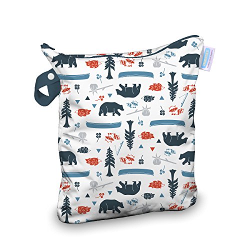 Thirsties Deluxe Reusable Wet Diaper Bag - Adventure Trail