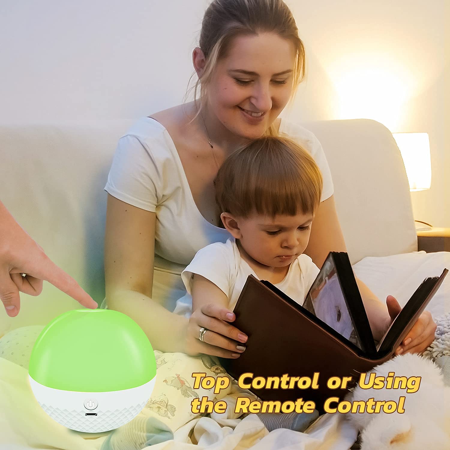 PUHPIG Night Light for Kids,Baby Bedside lamp Rechargeable LED Nursery Night Lights Bedroom Breastfeeding Light with Touch Sensor and Remote Control Portable Ambient Light for Home Décor,Kids Room