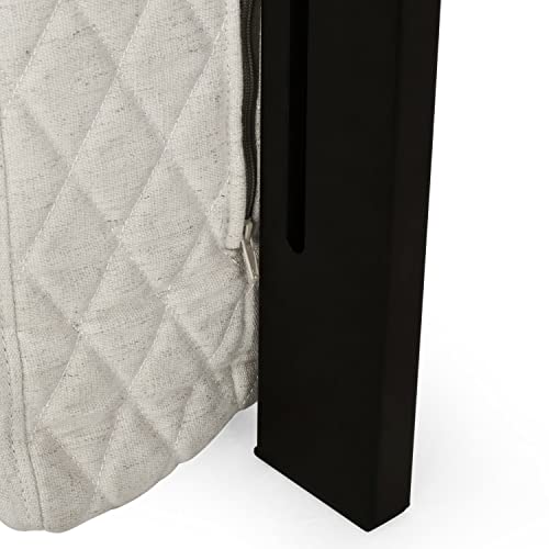 Christopher Knight Home Lidia Tufted Fabric Headboard, Queen / Full, Beige