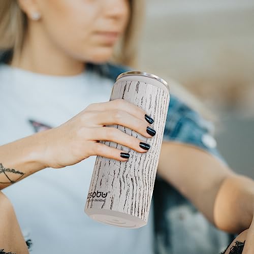Asobu Multi Can Cooler Insulated Sleeve fits for Slim and Standard 12 Oz and 16 Oz Hard Seltzer, Soda, Beer or Energy Drinks and All Standard Size Beer Bottles (White)