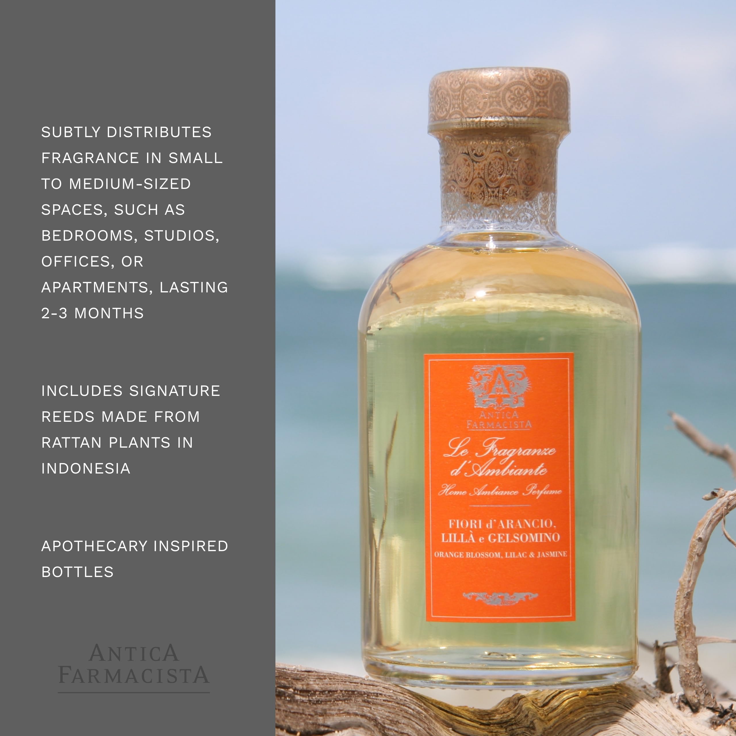 Antica Farmacista Home Ambiance, Orange Blossom, Lilac and Jasmine 8.45 Fl Oz