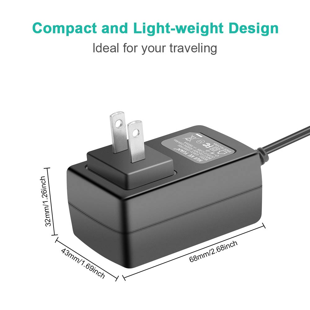 HKY 12V AC Adapter Compatible with Sony Blu Ray Player BDP-S5200 BDP-S3700 BDP-S3200 BDP-S6700 BDP-S1700 BDP-S5700 BDP-S4700 BDP-S2700 BDP-S6500 BDP-S5500 BDP-S3500 Power Cord Charger AC-M1208UC