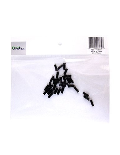APEVIA Black Case Fan Screws 30 in 1 Pack FS-30BK