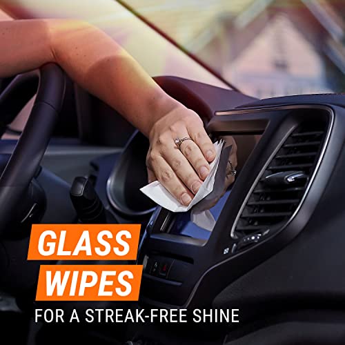 Car Wash and Car Cleaner Kit by Armor All, Includes Glass Wipes, Car Wash & Wax Concentrate, Protectant Spray and Tire Foam