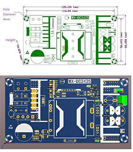 NOYITO AC to DC Isolated Power Supply Module AC 120V 110V - 245V to DC 24V 9A 220W Peak 24V 12A 288W Max Power Module with Overvoltage Overload Short-Circuit Protection (24V 9A, Peak 12A)