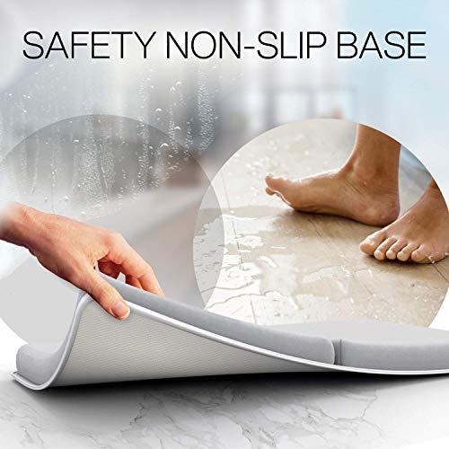 Comfortable Bath Kneeler and Elbow Kneeling Rest Pad for Baby Bathing Parents - Painless Foam Mat with Toy Organizer Pockets - Quick Drying, Foldable, Non-Slip for Baby and Toddler Bathing