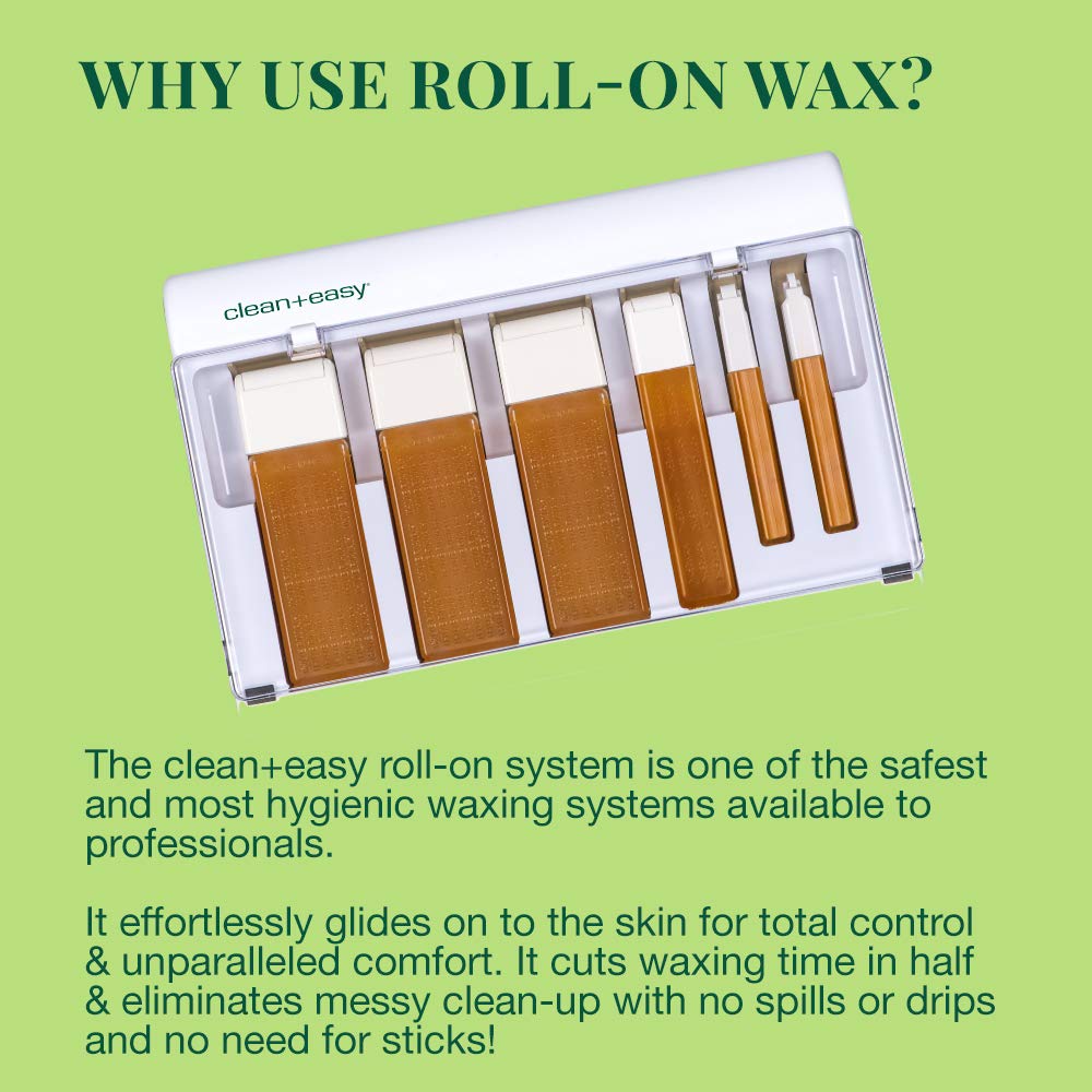 Clean + Easy Waxing Spa Warmer For Wax Cartridges, Hair Removal Treatment Tool For Facial And Full Body Waxing, (120V) Warmer Unit Only