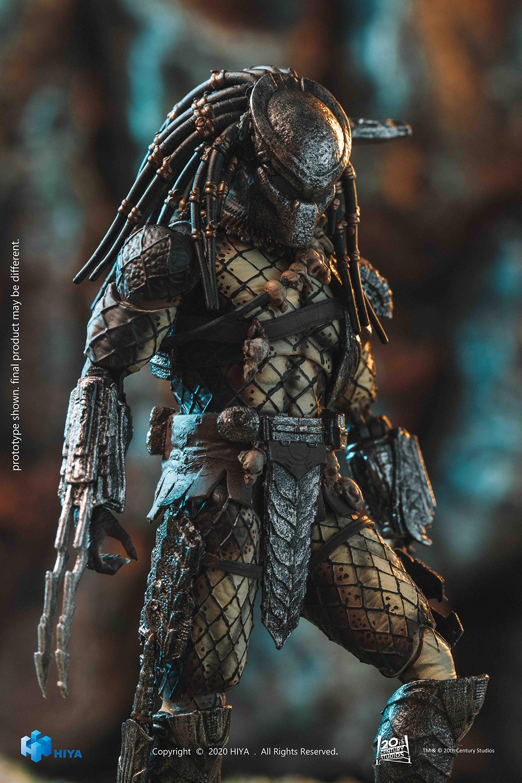 Hiya Toys Alien vs. Predator: Young Blood Predator 1:18 Scale Action Figure, Multicolor