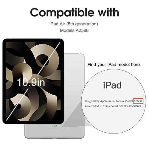 Bear Paw Protective Case Compatible with IPAD 2020 AIR 4 (10.9in) Stand Case Auto Sleep/Wake Cover