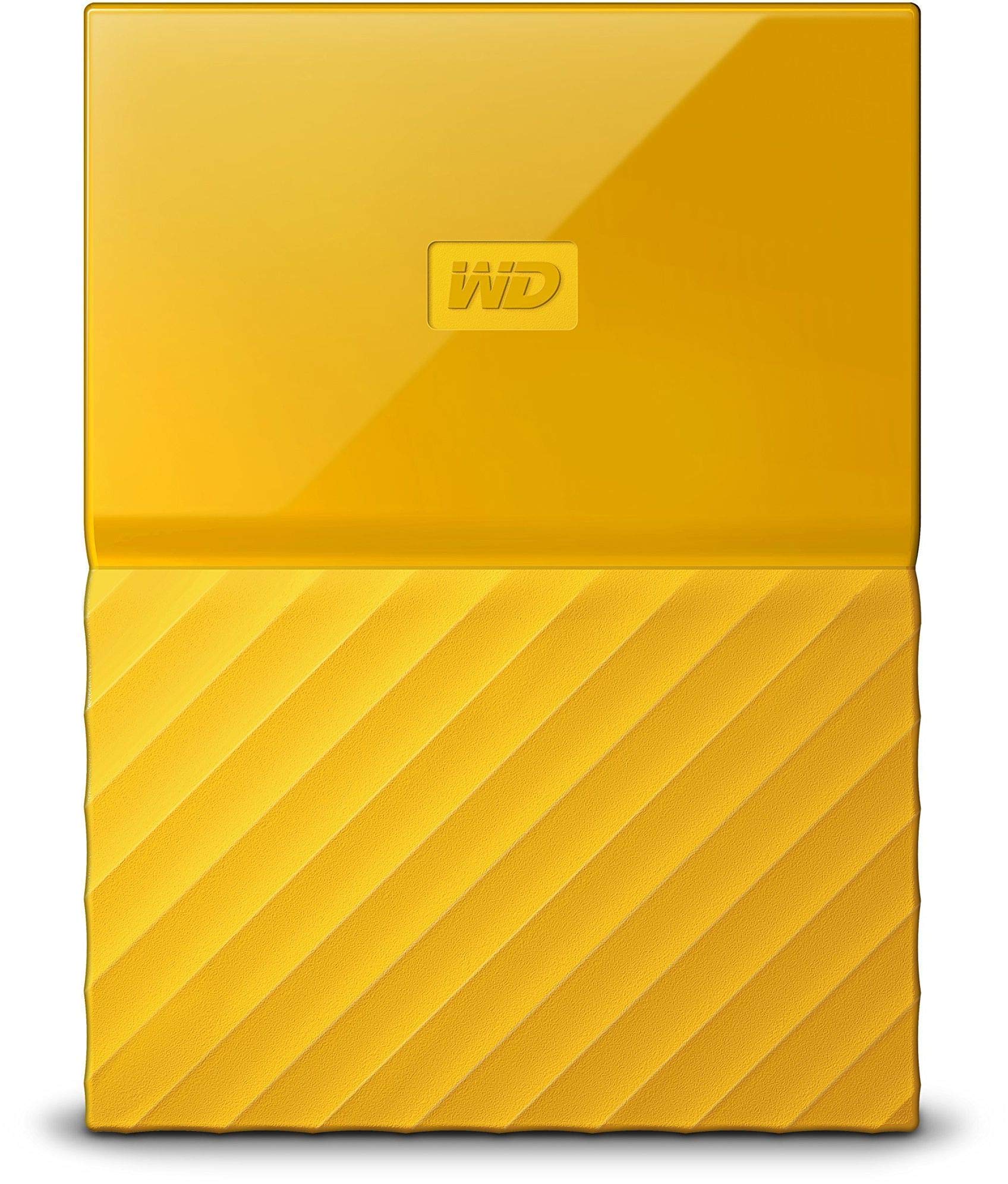 WD 2TB Yellow My Passport Portable External Hard Drive - USB 3.0 - WDBS4B0020BYL-WESN (Renewed)