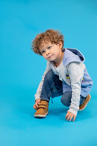 Lyrics by Lennon and McCartney Toddler Boys Fleece Zip-Up Hoodie Blue/Gray 3T