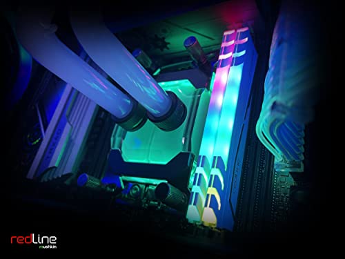 Mushkin Redline RGB White - DDR4 UDIMM - 64GB (2x32GB) 3600MHz CL-16-288-pin1.35V Desktop Ram - Non-ECC - Dual Channel - Lumina Heatsink (MLB4C360GKKP32GX2)
