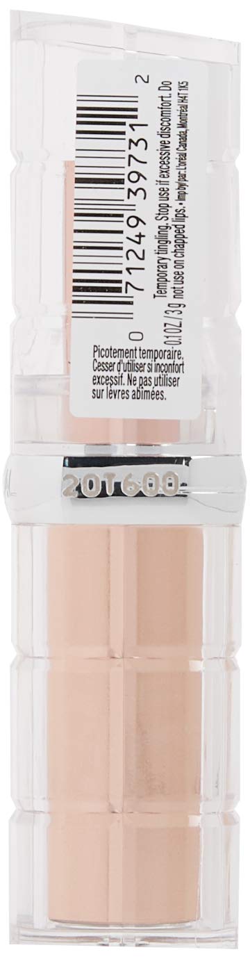 L'Oreal Paris Makeup Colour Riche Plump and Shine Lipstick, for Glossy, Radiant, Visibly Fuller Lips with an All-Day Moisturized Feel, Watermelon Plump, 0.1 oz.