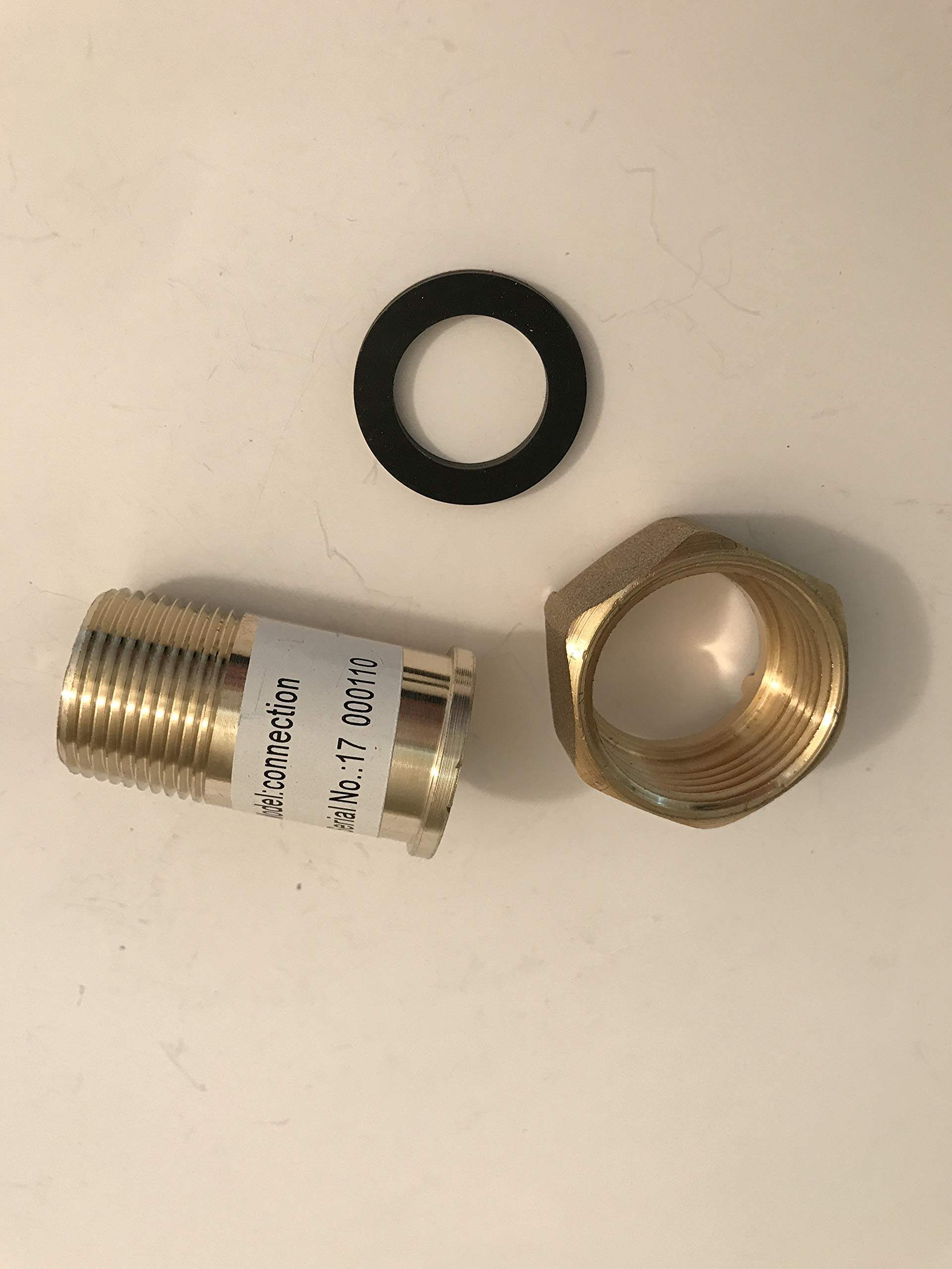 DAE C-75NL 1pcs 3/4" NonLead Water Meter Coupling, 3/4" Male NPT, 1" Female NPSM