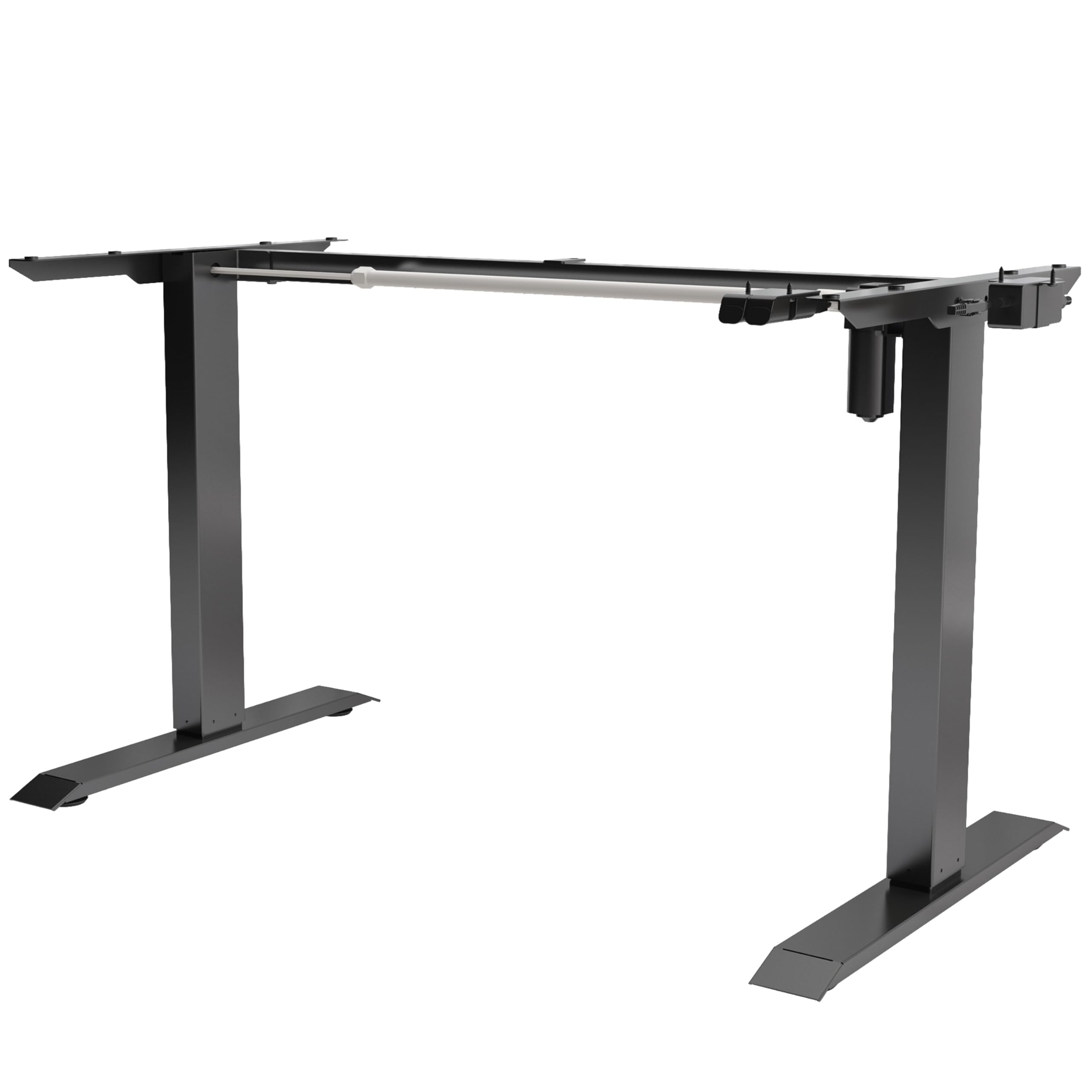 AokPro Electric Standing Desk Electric Height Adjustable Desk Stand up Desk with Memory preset Button Ergonomic Sit Stand Desk for Home Office Black Frame (Single-Motor)