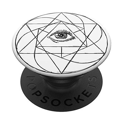 Illuminati Phone Grip All Seeing Eye Pyramid PopSockets Swappable PopGrip