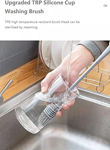 Baby Feeding Nipple Mini Cleaning Cleaner Silicone Bottle Brush Cleaning Brush Silicone Cleansing Brush