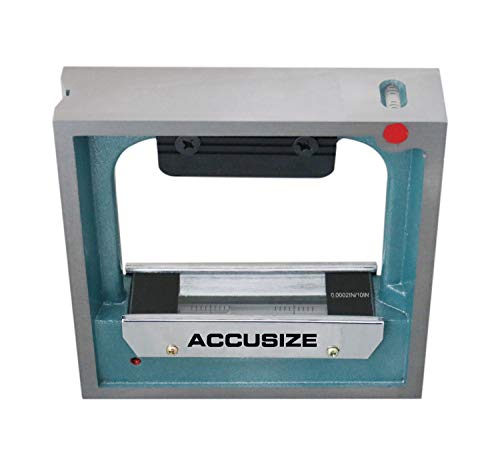 Accusize Tools - 6 x 6'' Precision Master Frame Spirit Levels x 0.0002''/10'', S908-C692