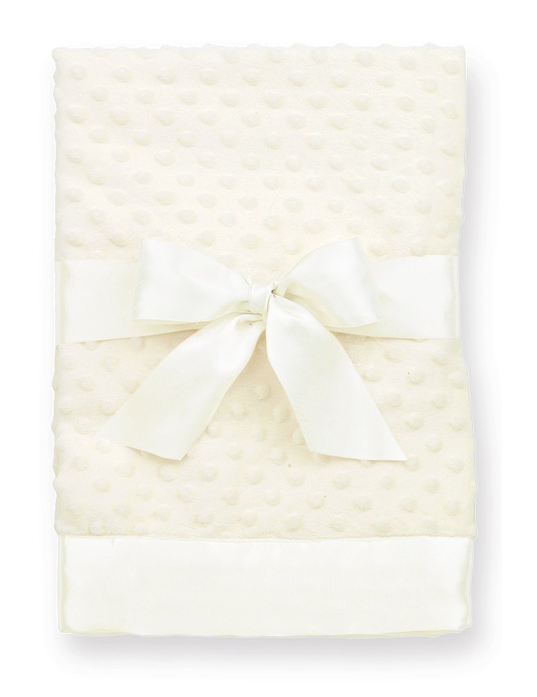 Bearington Baby Swirly Snuggle Blanket (Teal) 28.5" X 28.5"