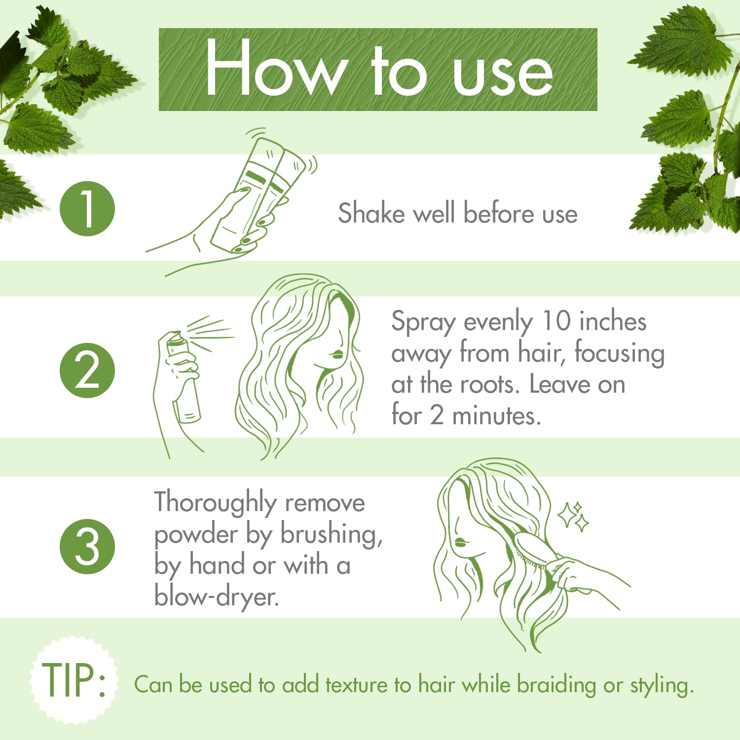 Klorane Dry Shampoo with Nettle for Oily Hair and Scalp, Regulates Oil Production, Paraben & Sulfate-Free, 3.2 oz.