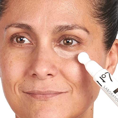 No7 Laboratories Dark Circle Corrector in Light/Medium - Dark Circles Reducer with Cooling Applicator to Reduce Puffy Eyes - Hyaluronic Acid to Plump & Smooth Under Eye Bags (0.5 fl oz)