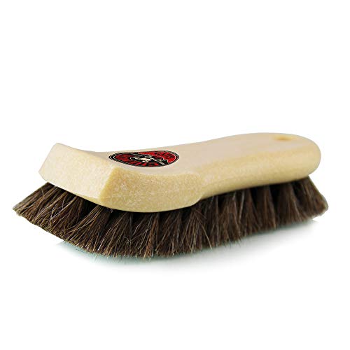 Chemical Guys ACC_S94 Convertible Top Horse Hair Cleaning Brush, Safe for Cloth Soft Tops, Upholstery, Leather, Furniture, & More