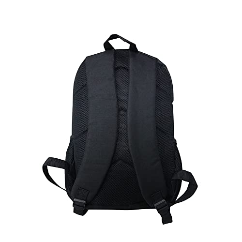 Beginterest 2Pcs Backpacks Set for School Football Print Backpack and Lunch Box for Kids Girls Boys