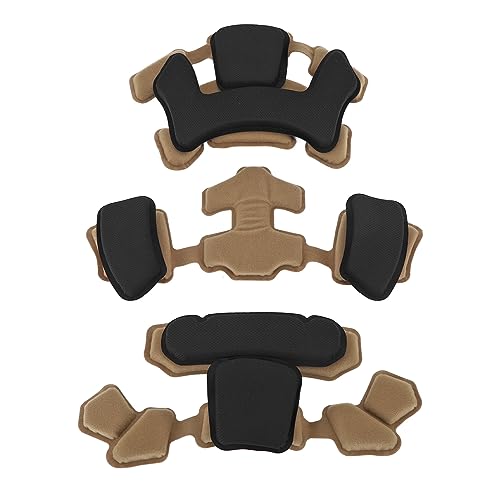 BROLEO Helmet Chinstrap Dial Hanging System, Easy to Install Exquisite Workmanship Portable Waist Helmet Padding Kit for MICH for Wendy (Mud Spongeand Suspension)