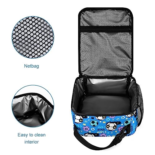 Artsadd Custom Backpack with Name Personalized Football Name Backpack Travel Laptop Backpack 3 Piece Backpack Set
