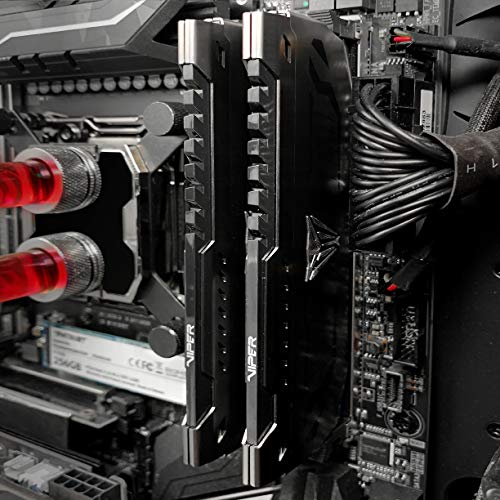 Patriot Viper Steel DDR4 RAM 16GB (2X8GB) 4400MHz CL19 UDIMM Desktop Gaming Memory Kit - PVS416G440C9K