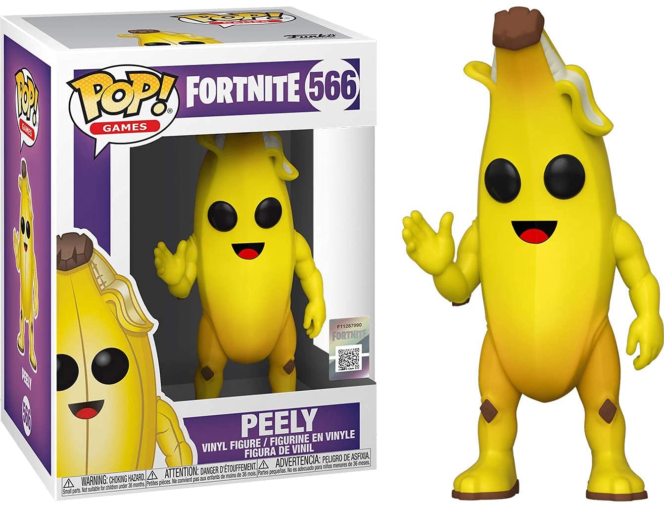 Fortnite - Peely Funko Pop! Vinyl Figure (Bundled with Compatible Pop Box Protector Case)