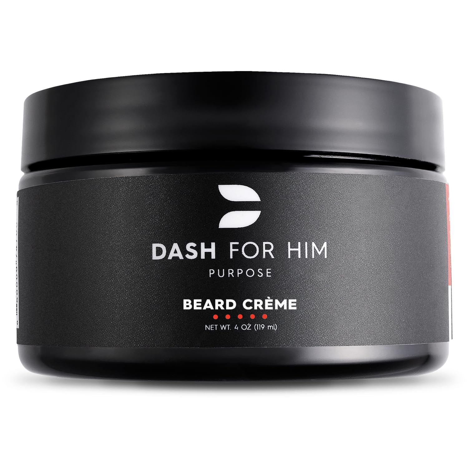 DASH FOR HIM Beard Crème (Cream) Nourishment to Soften & Moisterize for All Beard Lengths 4 oz