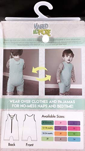 Naked No More®One Piece Romper Back Zipper Bodysuit Pajamas Escape Proof Adaptive Clothing (4T) (Mom's Choice Award Winner)